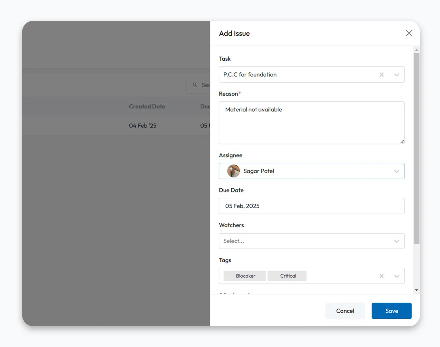 Livefield | Issue Management
